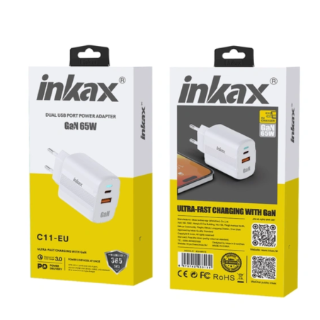 Chargeur 2 ports Inkax C11 - Wincomtech Tunisie